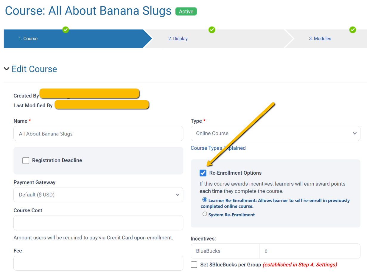 Learner Needs to Retake a Course – BlueVolt Knowledge Base