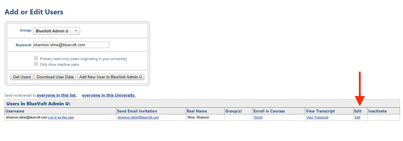 Add Existing Users to Groups – BlueVolt Knowledge Base